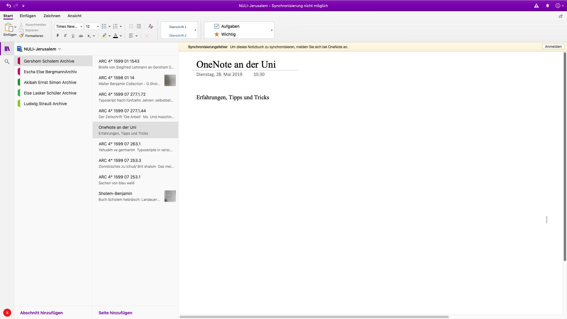 OneNote in Studium und Lehre 👥 – Papierlos Studieren